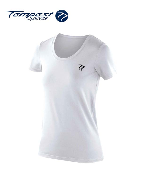 Tempest Women's White Active T-shirt - tempestshop.com