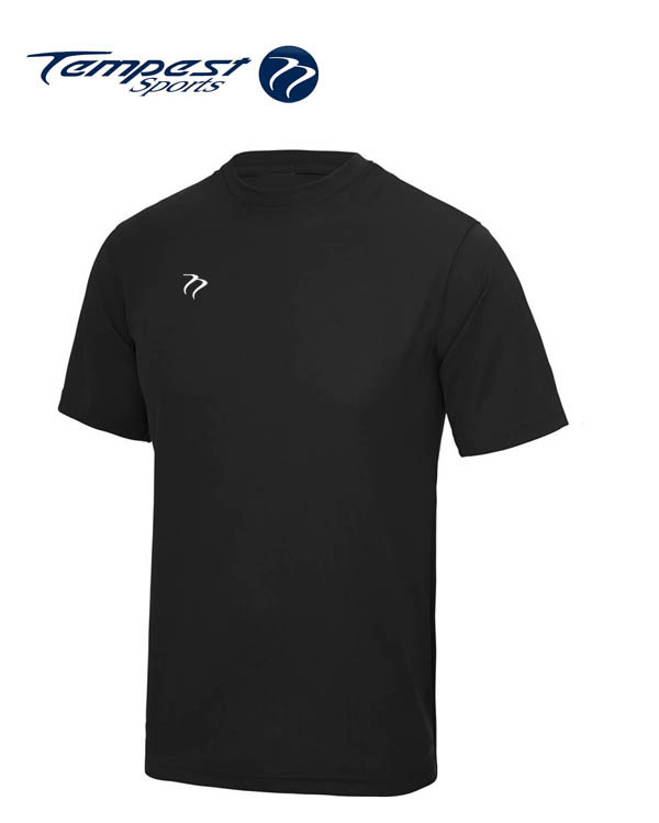 Tempest Lightweight Black Mens Training Shirt - tempestshop.com