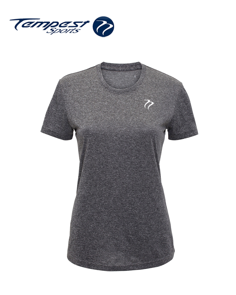 Tempest Women's Charcoal Melange Performance T - tempestshop.com