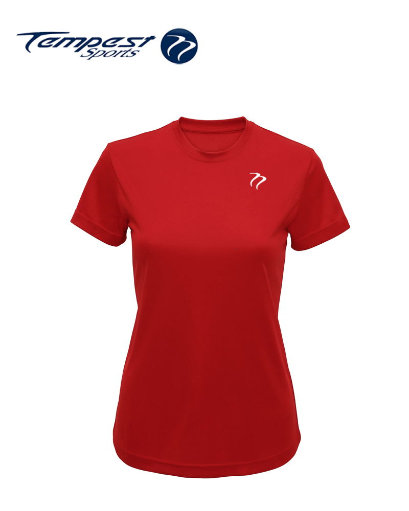 Tempest Women's Red Performance T - tempestshop.com